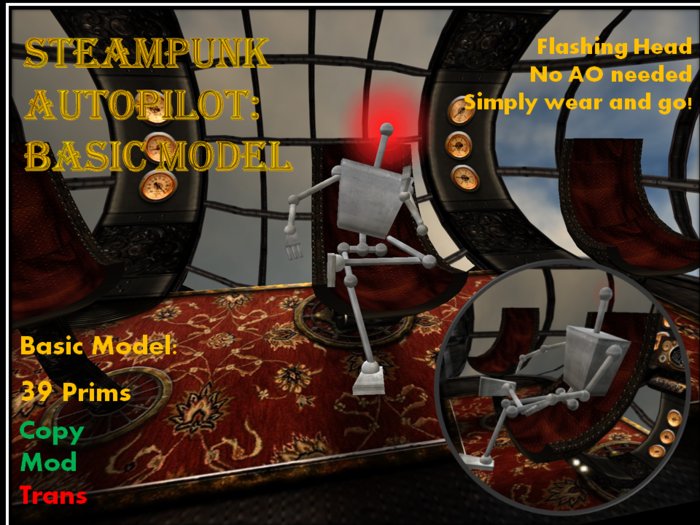 Second Life Marketplace - Steampunk Robot: Basic